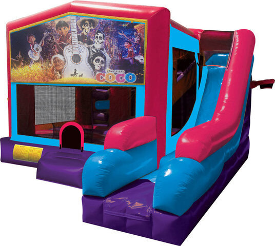 Coco Inflatable pink combo 7in1 rental New Orleans LA