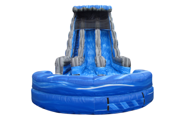 24' Tsunami Dual Lane Water Slide | 2DadsBounceHouses.com Phoenix AZ