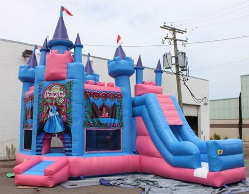 Cinderella Castle For Bounce House Party Rentals.