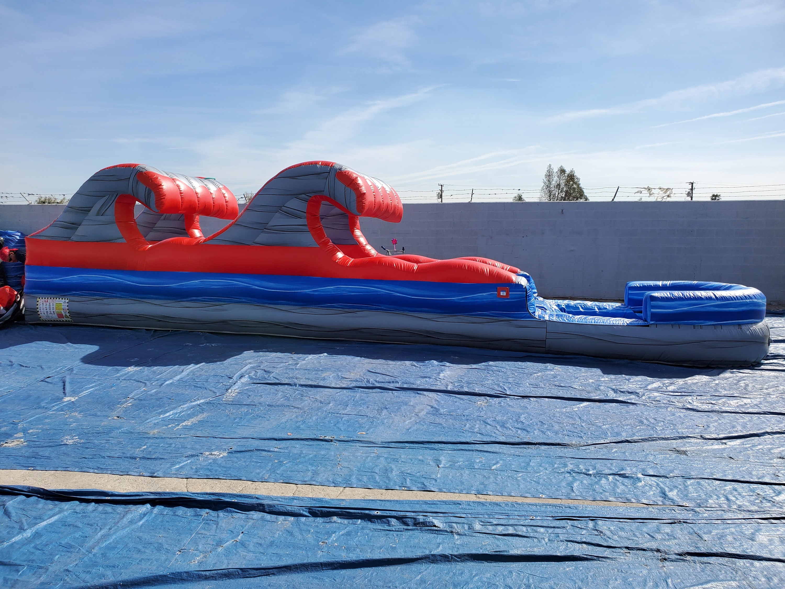 Riptide slip and slide rental in fontana