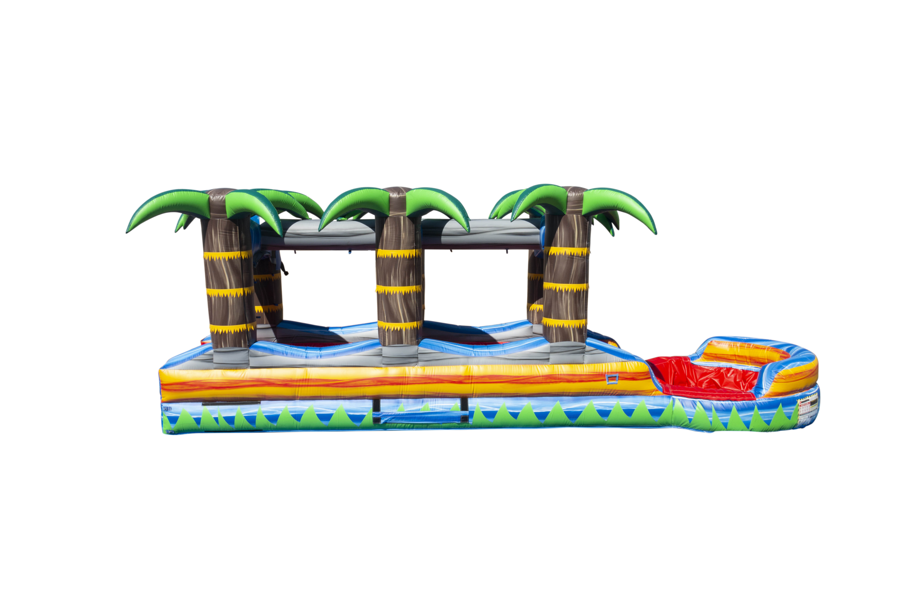 32ft Tropical Lava Waves Slip n Slide Rentals on Oahu | Alaka'i