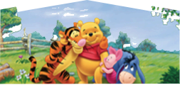 Winne the Pooh panel rental | Alaka`i Inflatables & Party Rentals