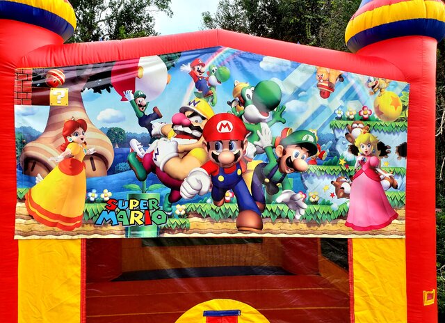 Super Mario Brothers Theme Bounce House | Allin1bounce.com Apopka FL