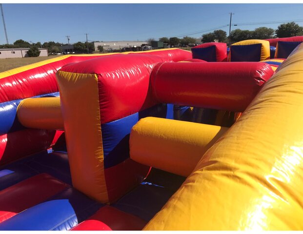 34 ft. Obstacle Course | A Party Solution | Inflatable rentals in Cedar ...
