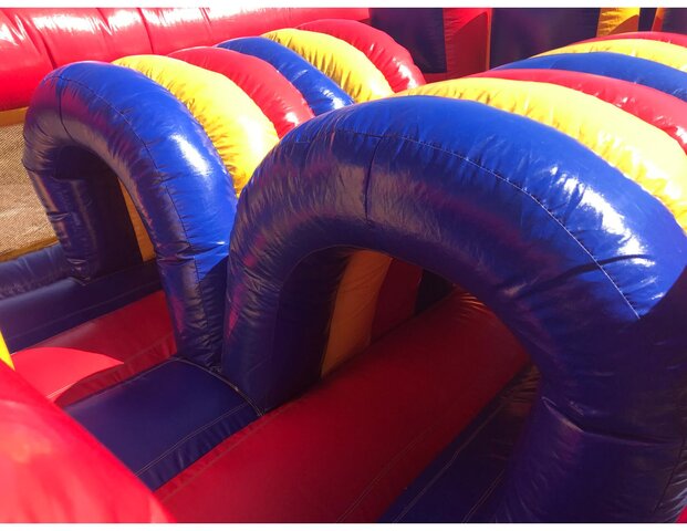 34 ft. Obstacle Course | A Party Solution | Inflatable rentals in Cedar ...