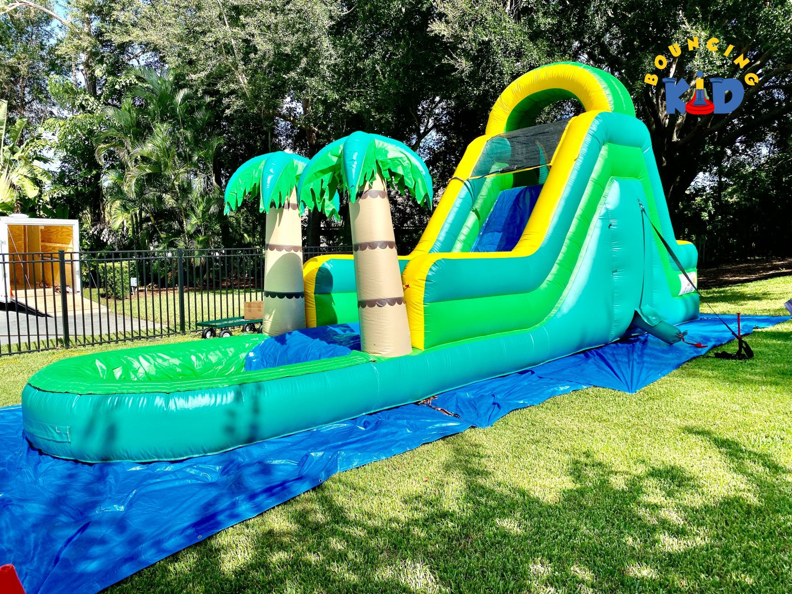 XL Tropical Water Slide - Bouncing Kids Orlando Party Rental, LLC