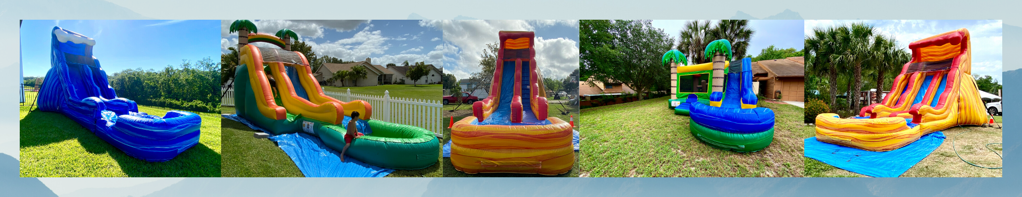 Water Slides & Combos | Bouncing Kid, LLC | Inflatable rentals in ...