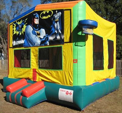 Batman Multi Colored 15ft x 15ft 2in1 Bounce House Tampa | Bounce A Lot ...