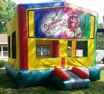 Strawberry Shortcake Multi Colored 15ft x 15ft 2in1 Bounce House Tampa ...