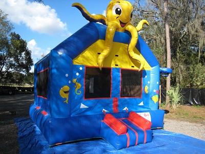 15ft x 15ft Happy Octopus Bounce House Tampa | Bounce A Lot Inflatables ...
