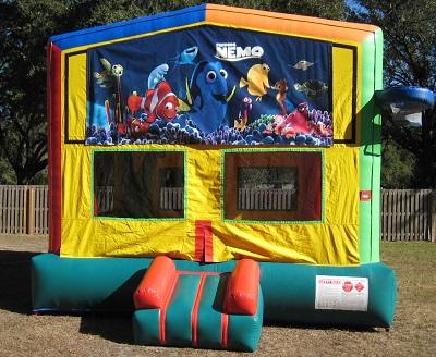 Nemo Multi Colored 15ft x 15ft 2in1 Bounce House Tampa | Bounce A Lot ...