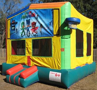 PJ Mask Multi Colored 15ft x 15ft 2in1 Bounce House Tampa | Bounce A ...