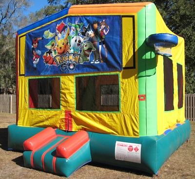 Pokemon Go Multi Colored 15ft x 15ft 2in1 Bounce House Tampa | Bounce A ...