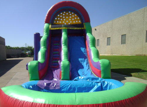 Neon Giant with Pool | Let's Jump Rentals | water slide and bounce ...