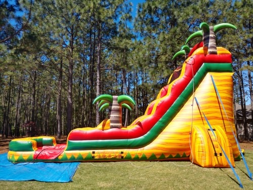 22-ft Tropical Fiesta Breeze Water Slide Rental