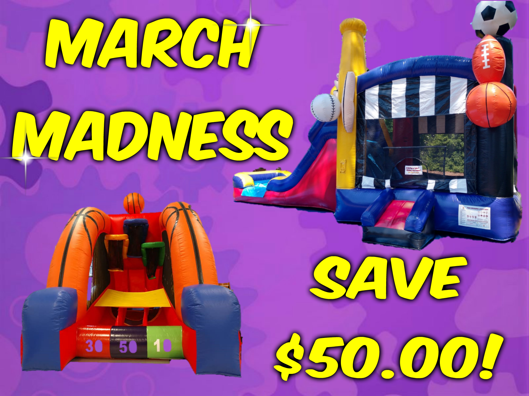 March Madness Basketball Party Games | Carolina Fun Factory