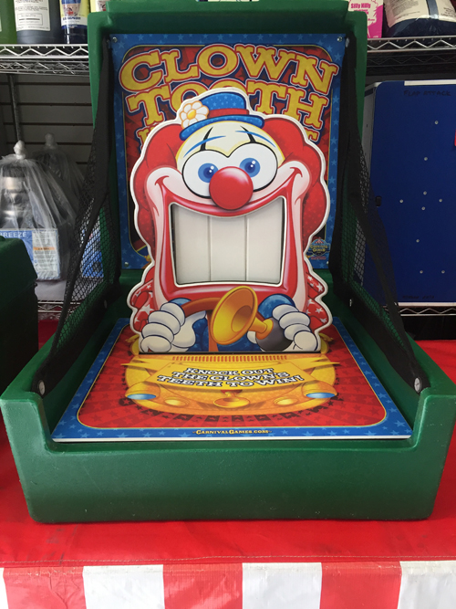 Clown Tooth Knockout Carnival Game