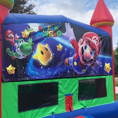 Mario Castle Bounce Rental | ConfettiHouse.com Youngstown OH