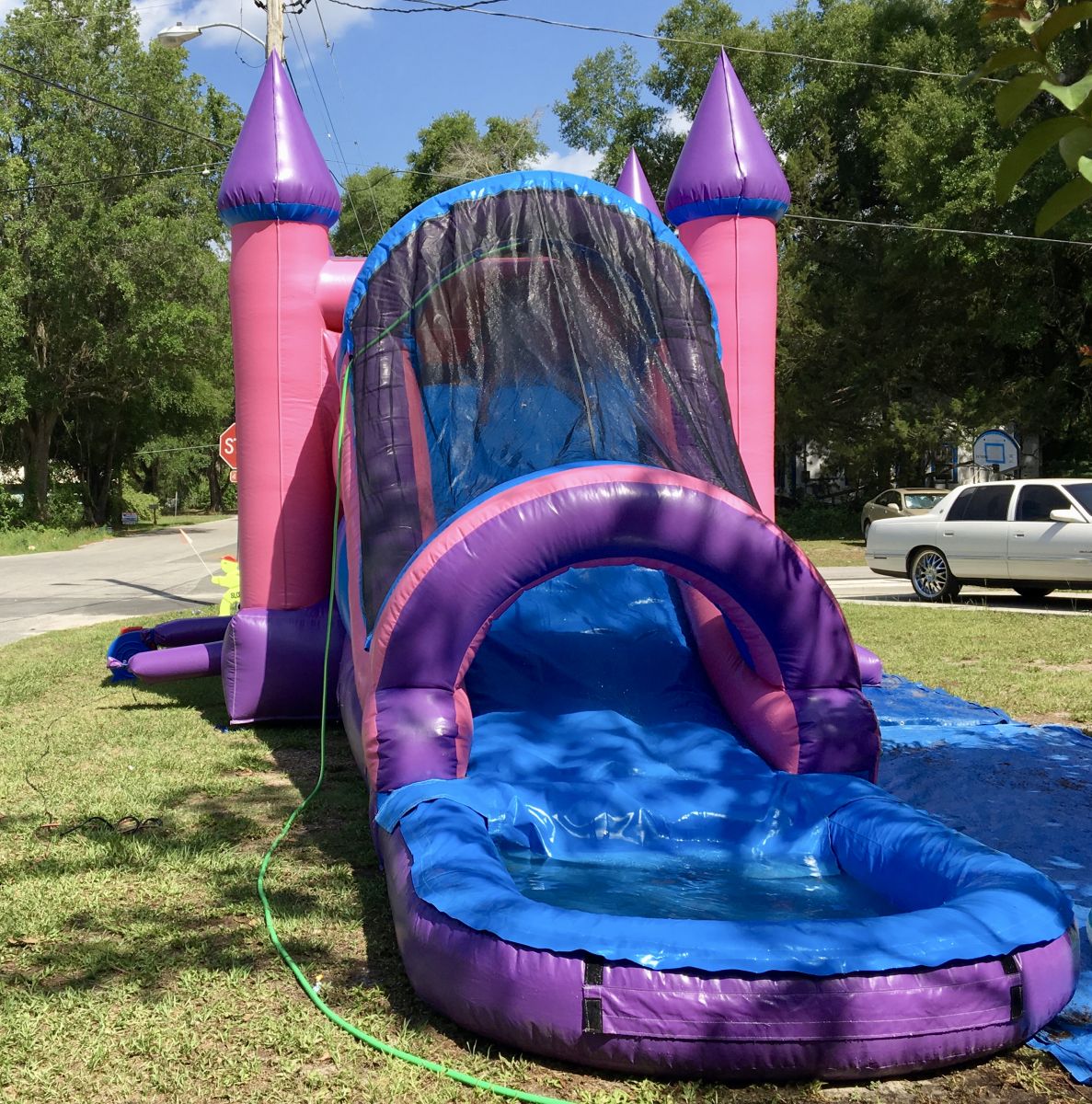 Princess Castle Water Slide Combo