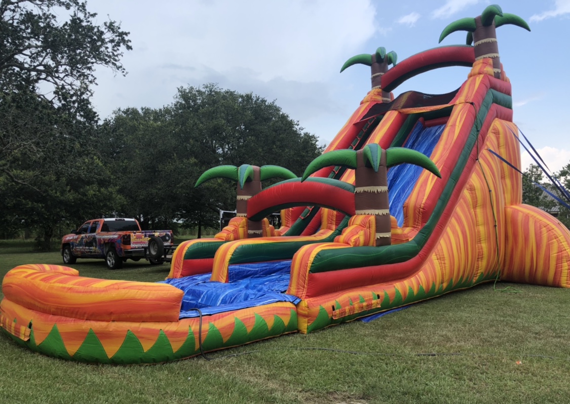 24ft Fiesta Water Slide | Bounce E Bounce - Lafayette, LA
