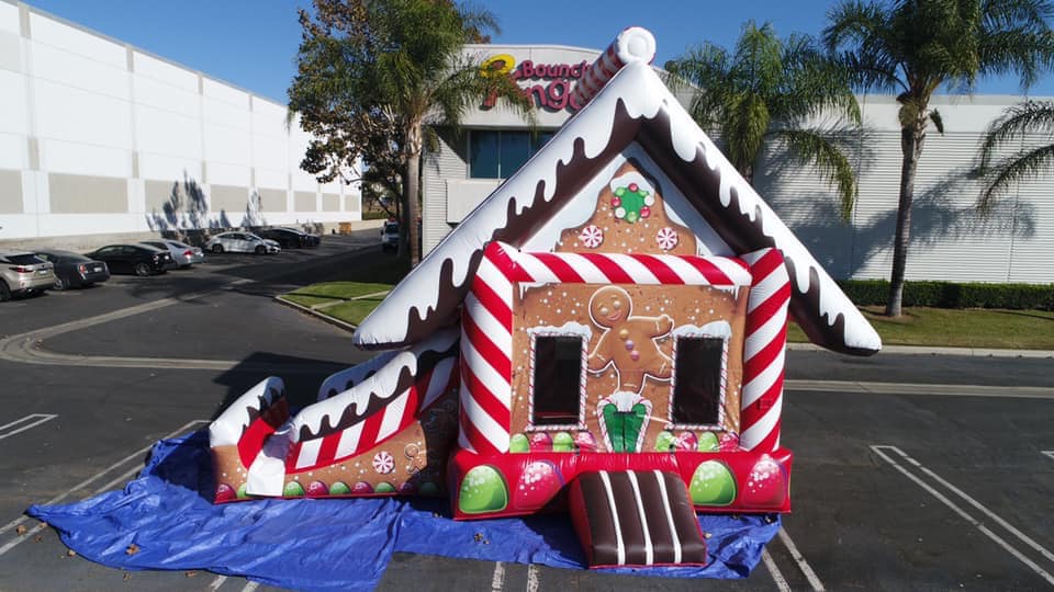 Gingerbread Candy House Slide Combo | AZ Jolly Jumpers in Glendale