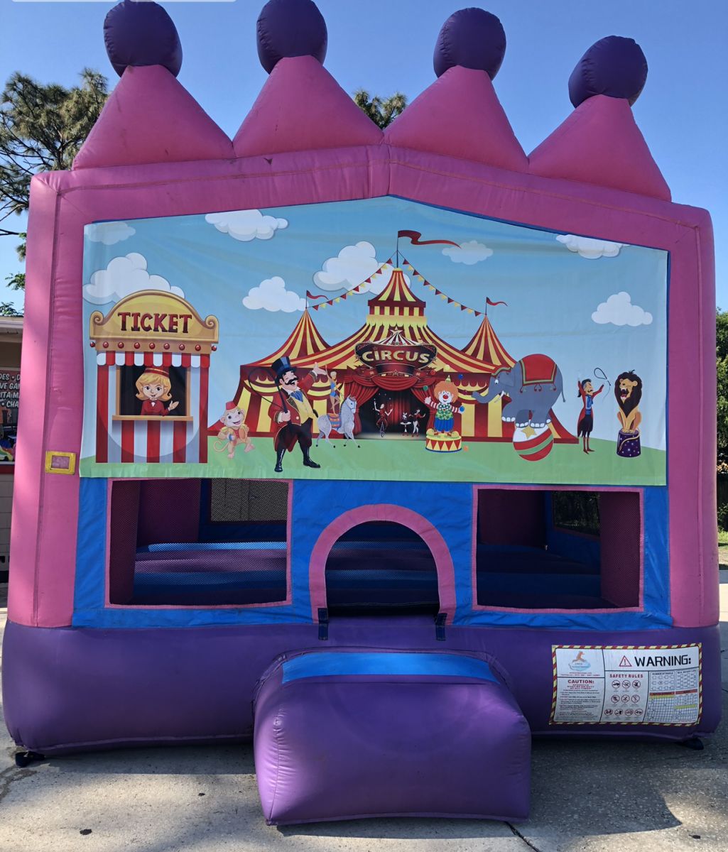 circus fun girl bounce house | Jumpers4you | inflatable rentals in ...