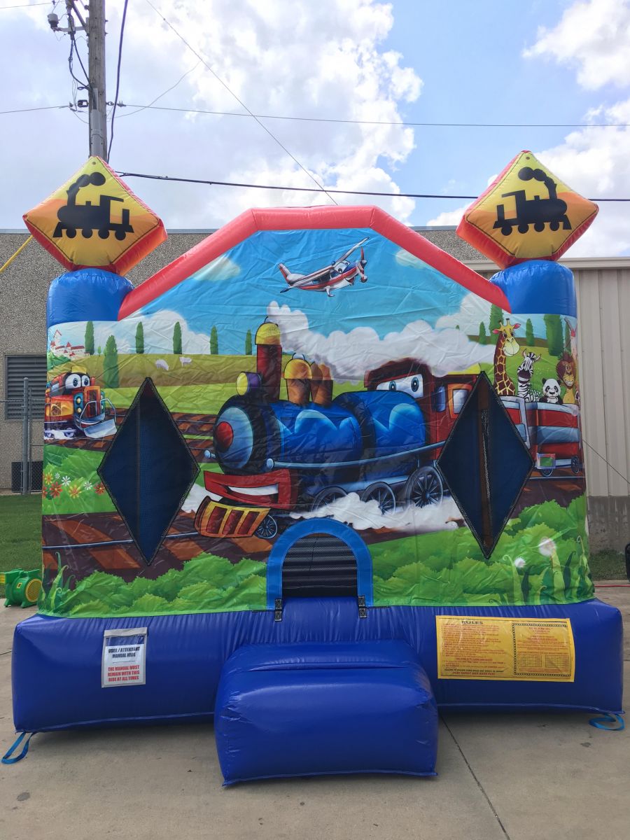 Train Bounce House | Jumpers4you | bounce house rentals in Jacksonville ...