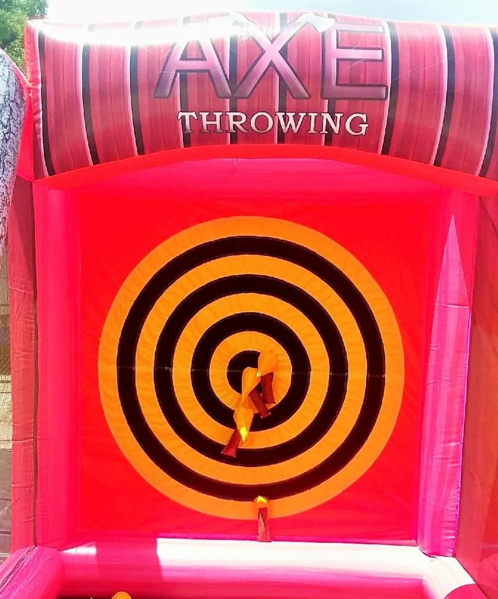 Axe Throwing Game | BounceAlotInflatables.com Tampa FL.