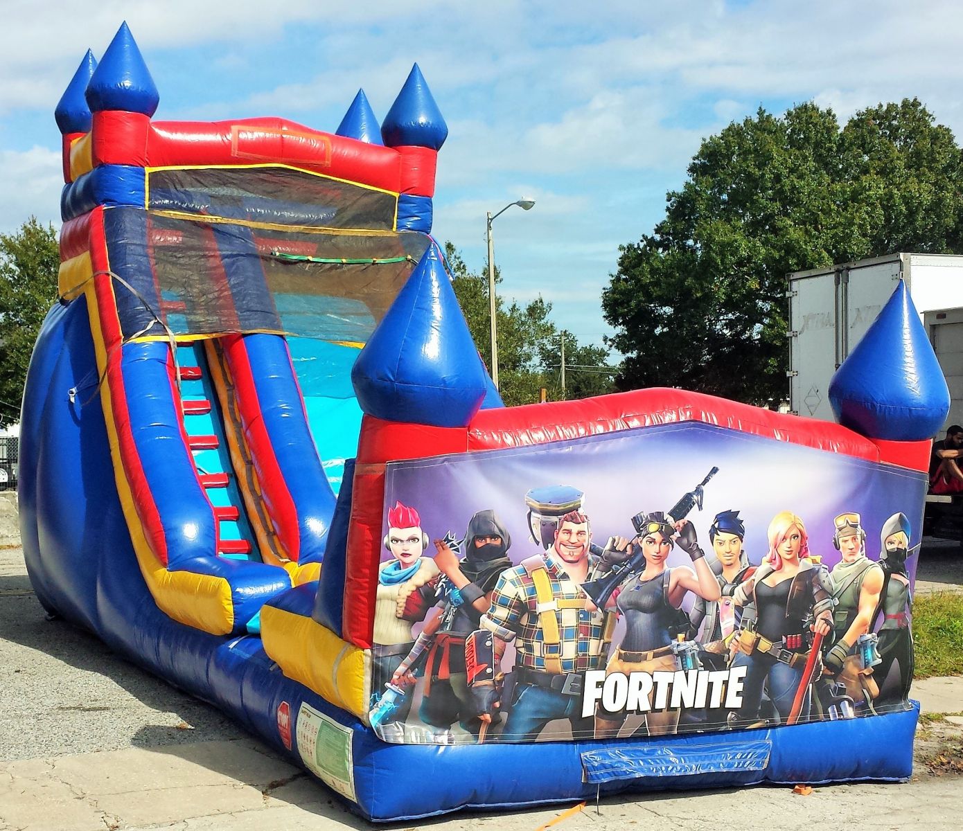 18ft Fortnite WET water Slide Bounce House & Party Rentals ...