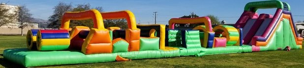 Geronimo Obstacle Course (231Foot) | Jolly Jumps | water slide and ...