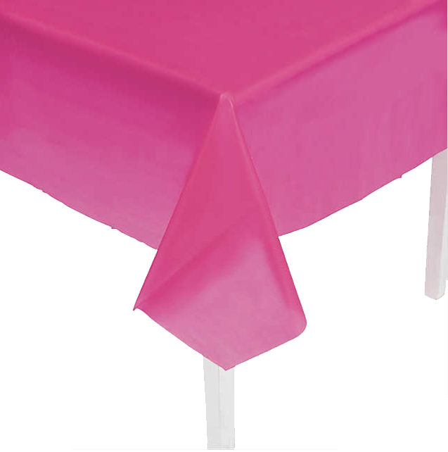 Hot Pink Plastic Table Cover for Sale | Austin TX | AustinBounceHouse ...