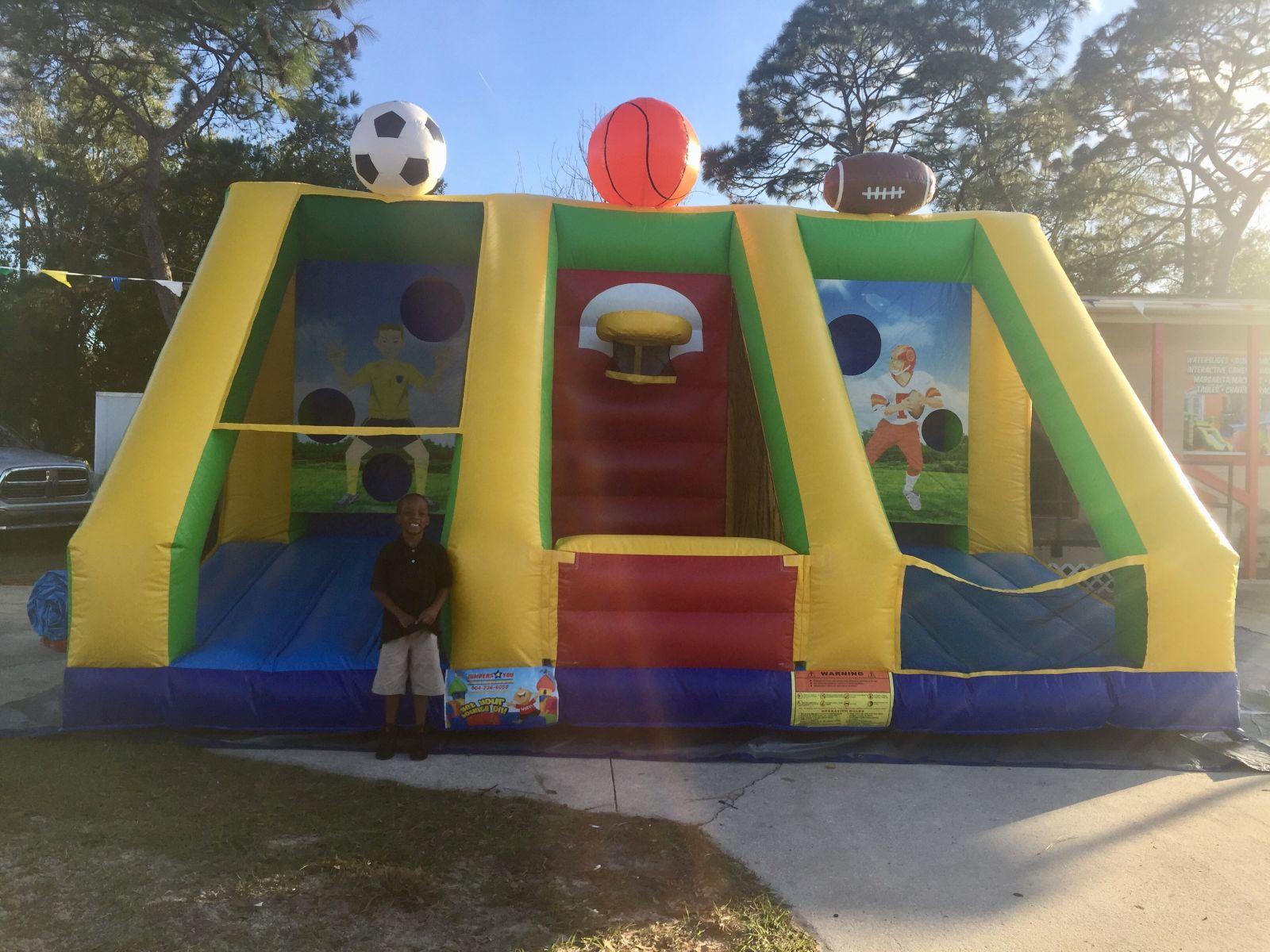 3 in 1 Sports Challenge | Jumpers4you | inflatable rentals in ...