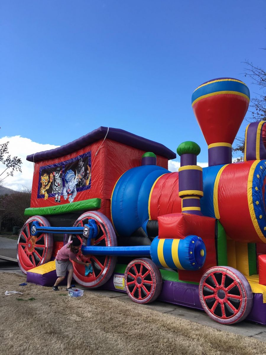 Train combo | Jumpers4you | water slide and bounce house rentals in ...