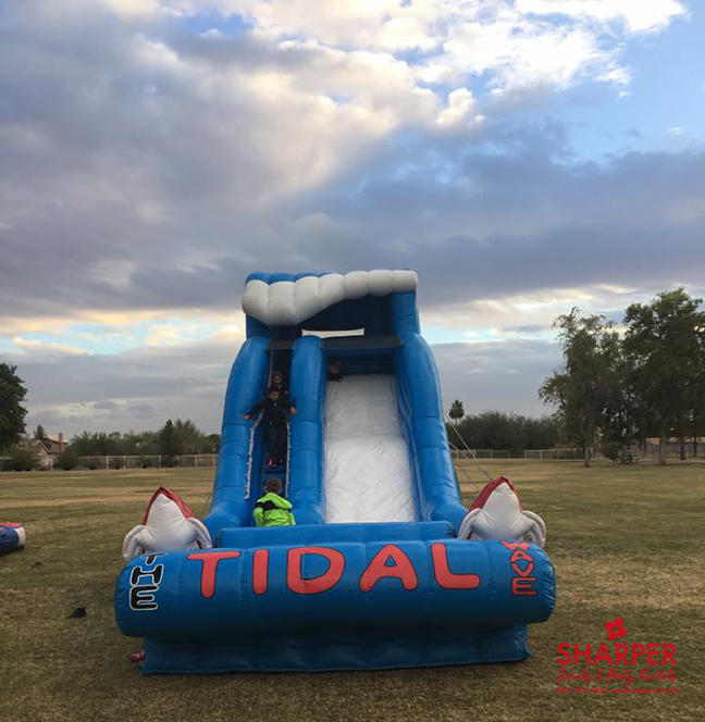 Tidal Wave Water Slide Inflatable | Sharper Events & Party Rentals