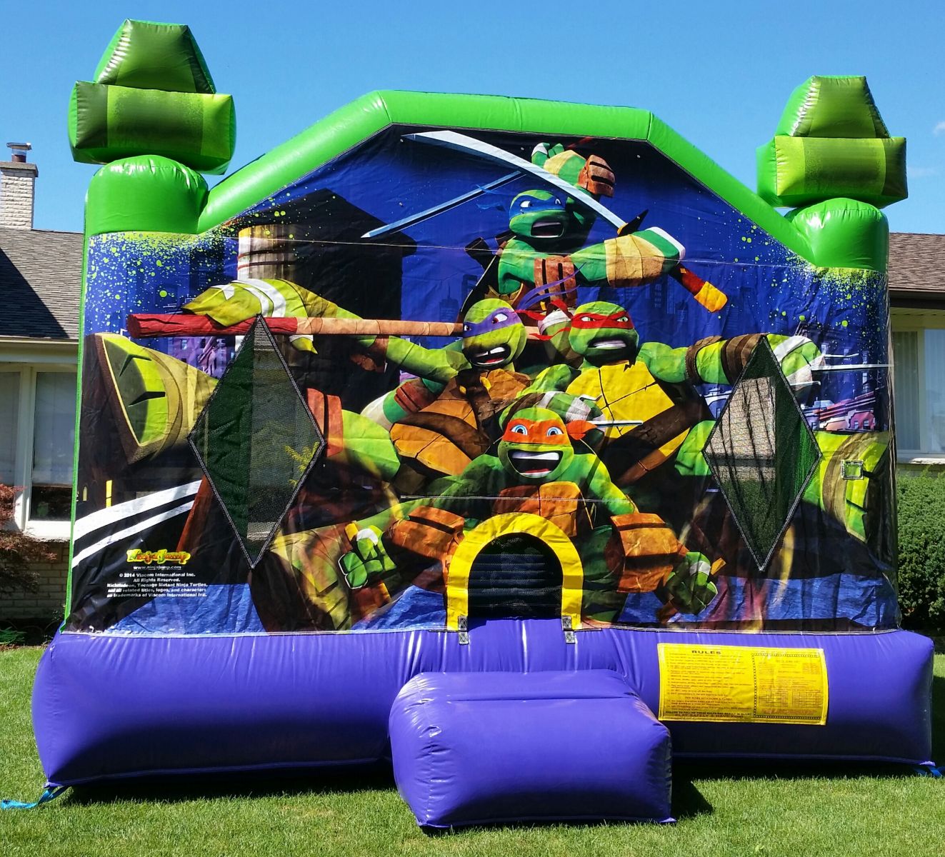 Teenage Mutant Ninja Turtles Bounce House Rental | JumpGuy.com Chicago IL
