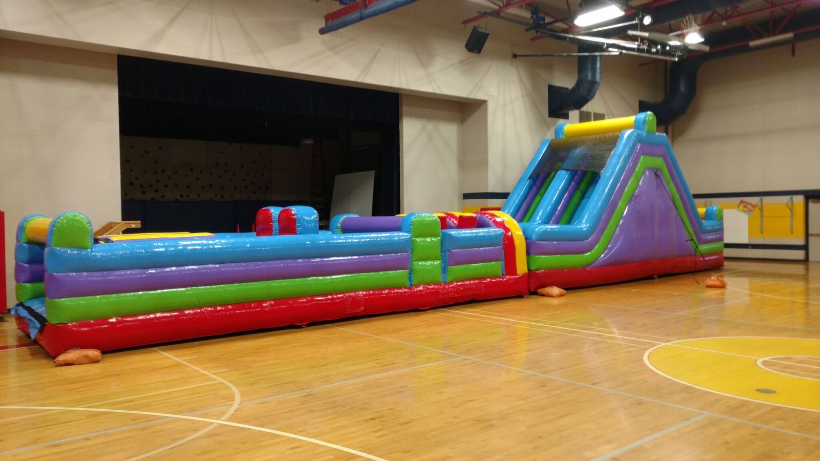 ROCK CLIMB 60 FOOT OBSTACLE COURSE | BIG THUNDER EVENTS