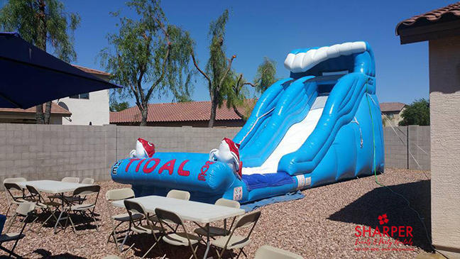 Tidal Wave Water Slide Inflatable | Sharper Events & Party Rentals