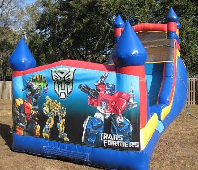 18ft Transformers WET Slide Bounce House & Party Rentals ...