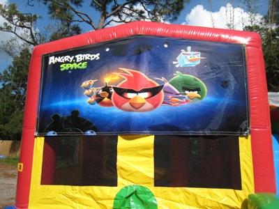 Angry Birds in Space multi colored 6 in 1 Ultimate WET Combo Bounce ...