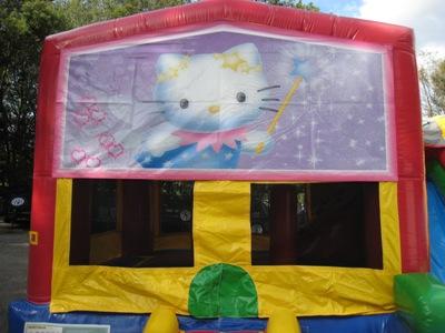 Hello Kitty multi colored 6 in 1 Ultimate Combo Bounce House Tampa ...