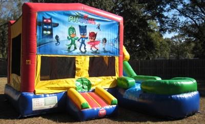 PJ Mask multi colored 6 in 1 Ultimate Combo Bounce House Tampa | Bounce ...
