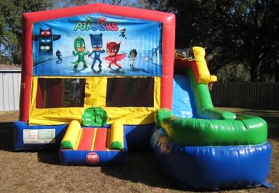 PJ Mask multi colored 6 in 1 Ultimate Combo Bounce House Tampa | Bounce ...