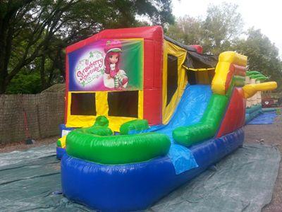 Strawberry Shortcake multi colored 6 in 1 Ultimate Combo Bounce House ...