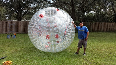 75ft Zorb Ball Ramp and Track Tampa | Bounce A Lot Inflatables Tampa ...
