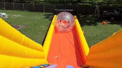 75ft Zorb Ball Ramp and Track Tampa | Bounce A Lot Inflatables Tampa ...
