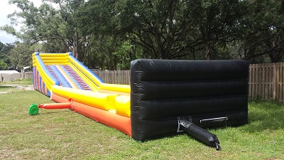 75ft Zorb Ball Ramp and Track Tampa | Bounce A Lot Inflatables Tampa ...