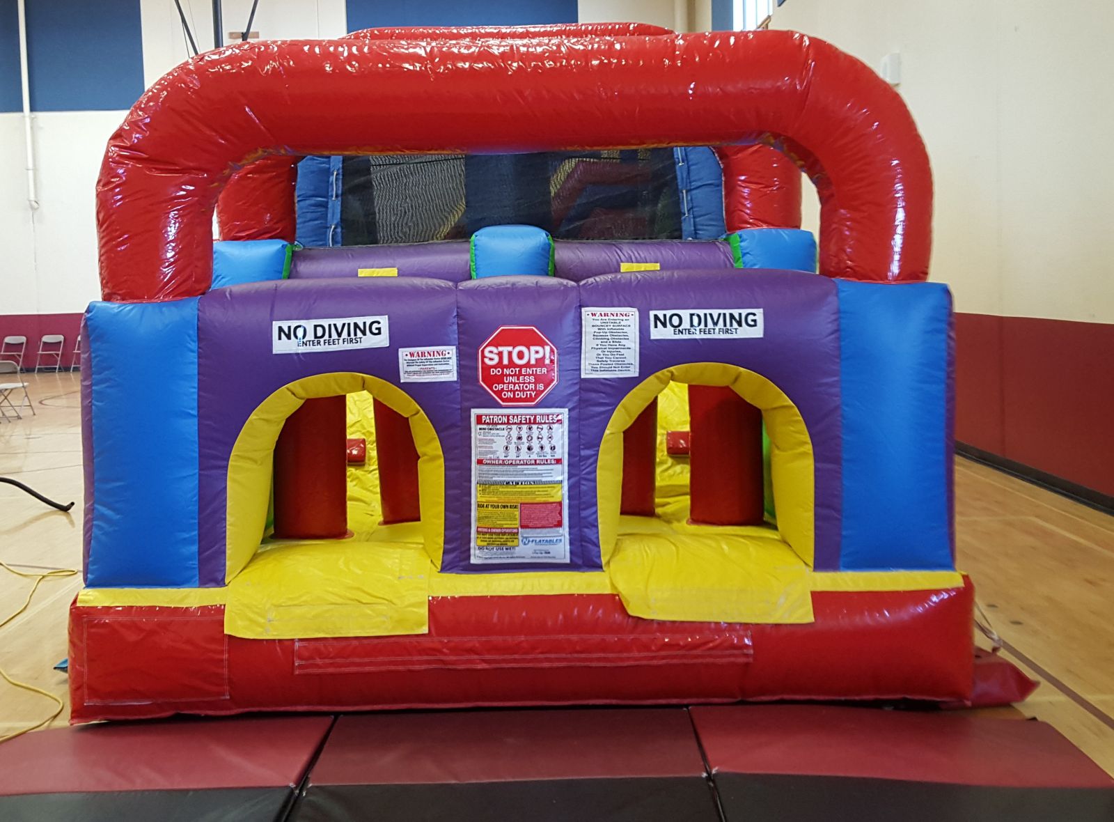 31' Wacky 7 Element Obstacle Course | FroggyHops.com Minneapolis MN.