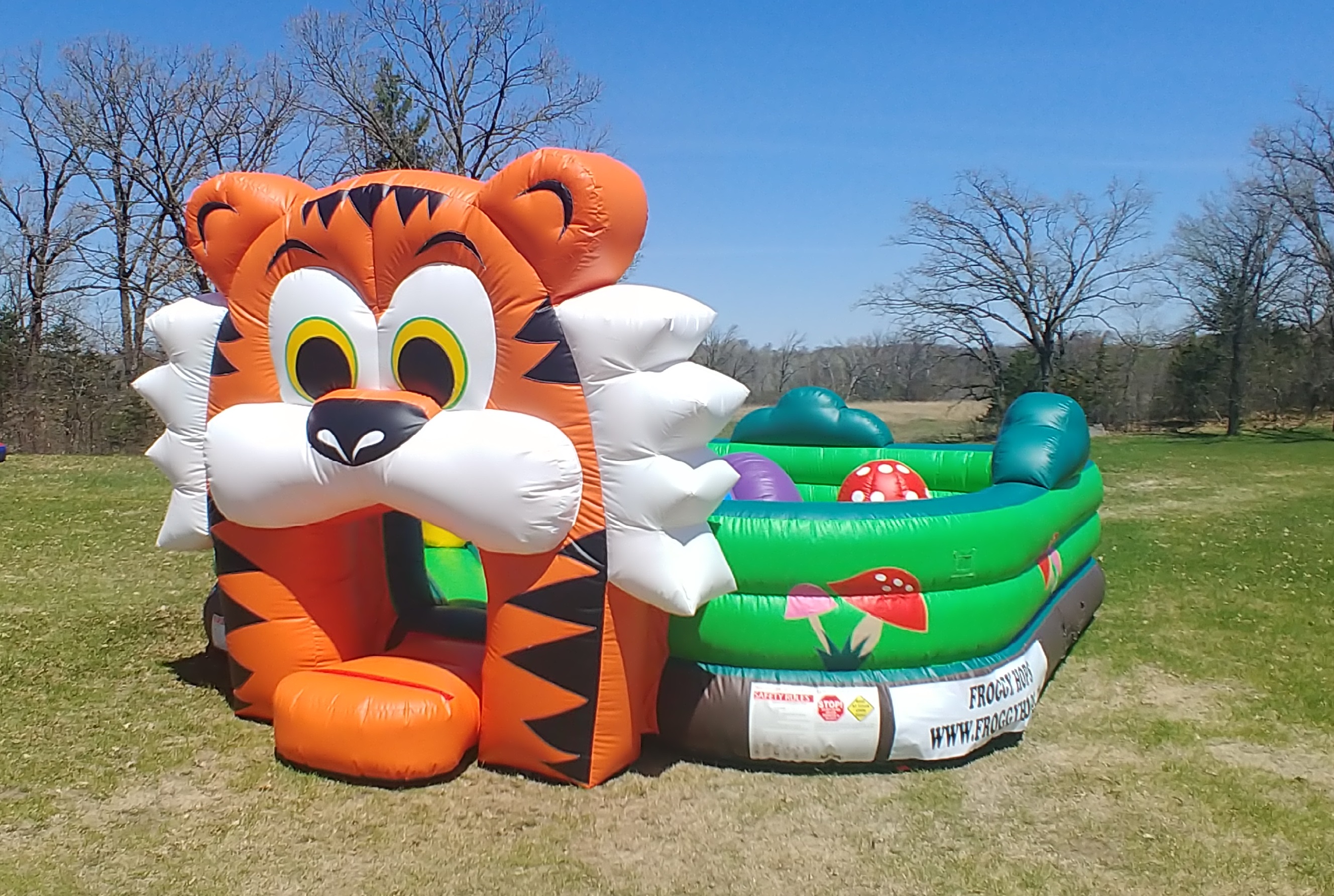 Toddler Tiger Safari Playland Rental | FroggyHops.com Minneapolis MN.