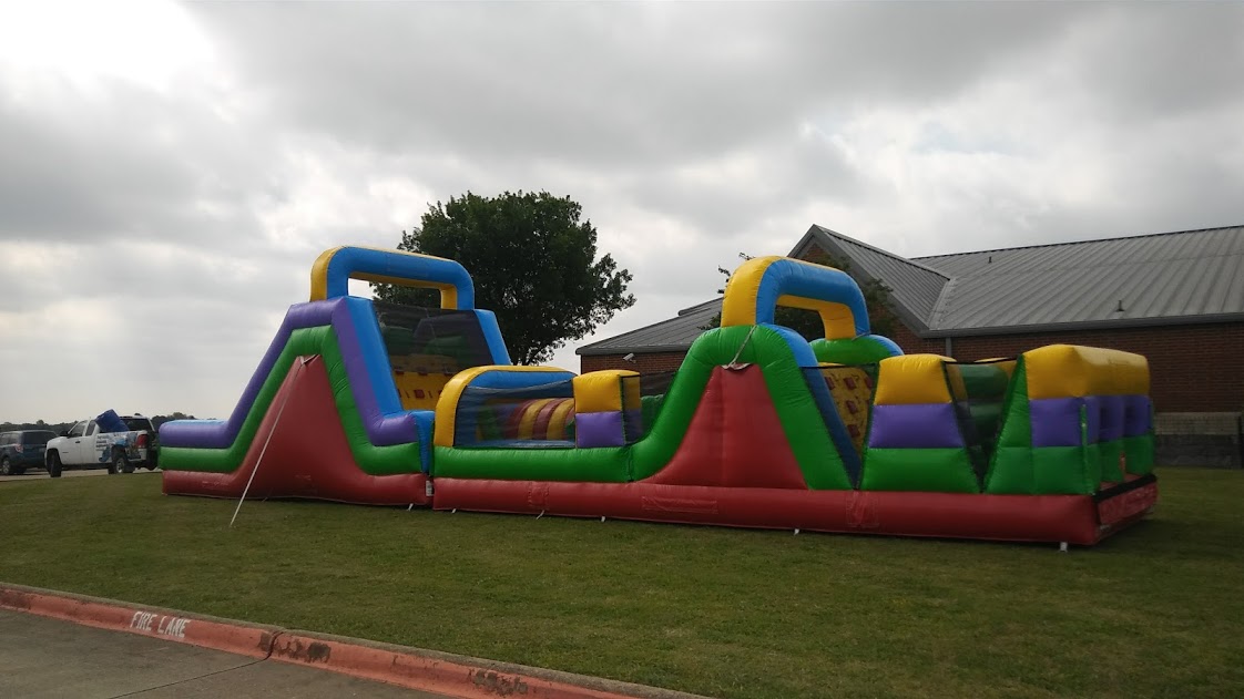 65ft Obstacle Course Rental | Water Slides Concessions | Fun4AllDFW.com ...