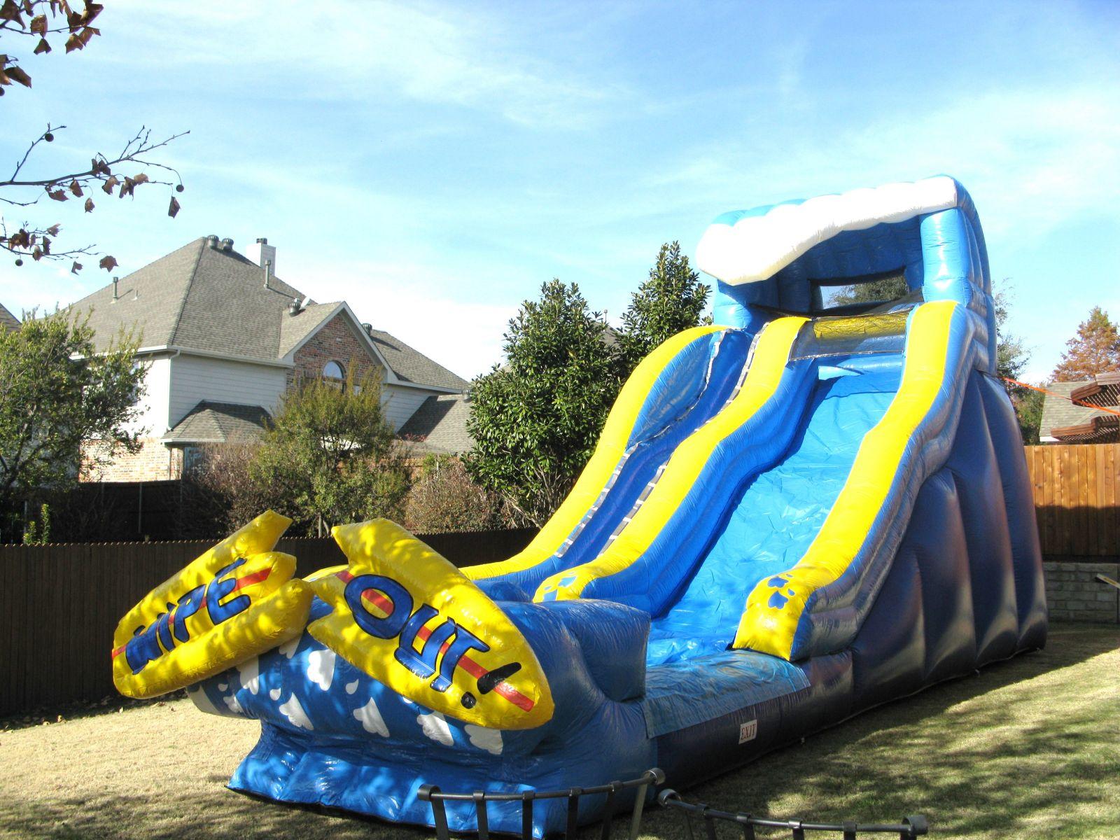 19ft Wipeout Water Slide Rental Gulf Breeze | fun4allinflatables.net